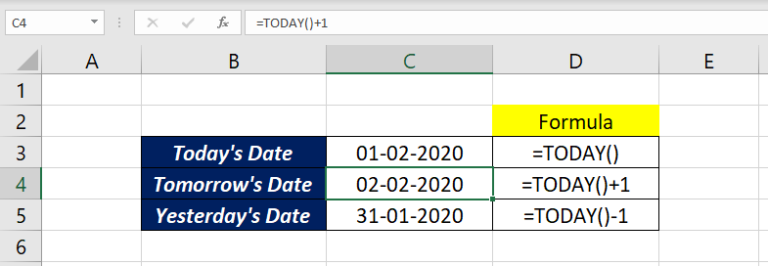 TODAY Function - XL n CAD