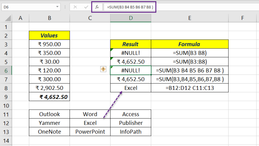 Formula Errors in Excel - XL n CAD