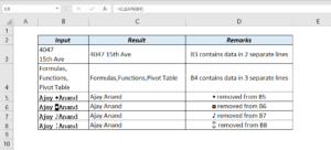 CLEAN Function - XL n CAD