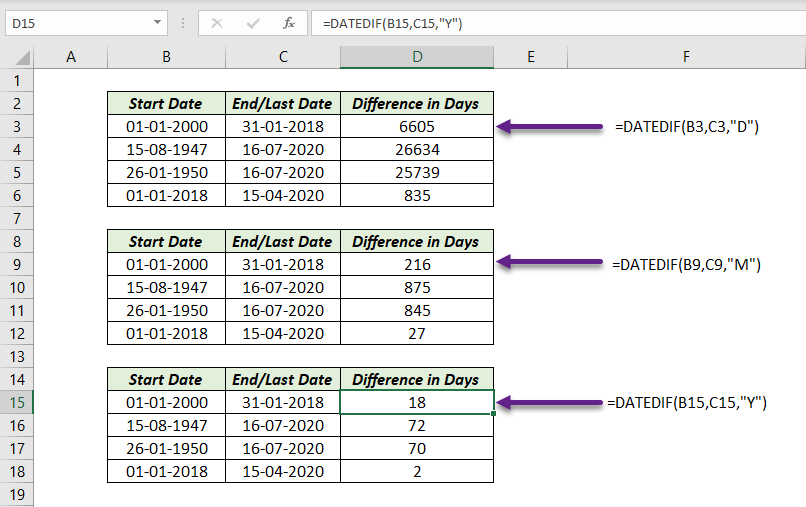DATEDIF Function XL N CAD DATEDIF Function XL N CAD