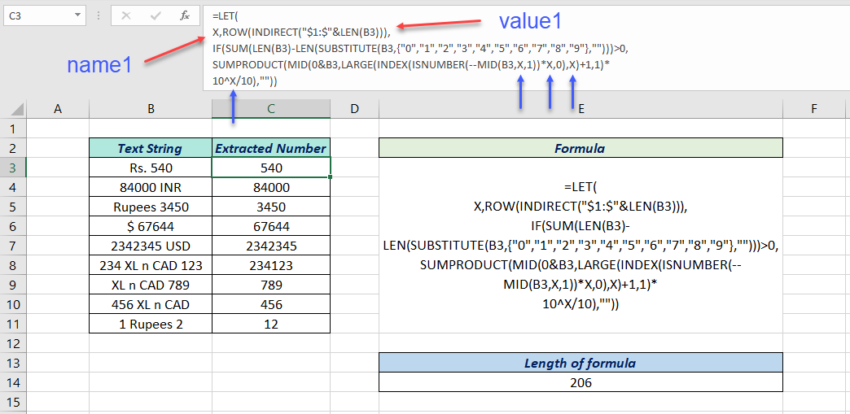 LET Function - XL n CAD