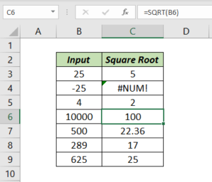 SQRT Function - XL n CAD