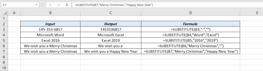 Substitute Function Xl N Cad 7443
