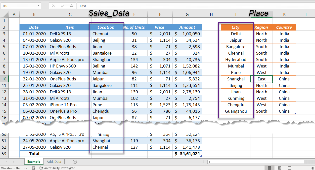 How to Connect Excel Tables - XL n CAD