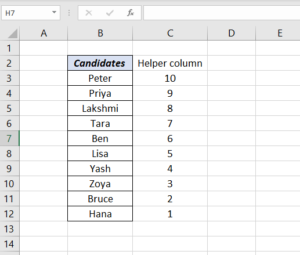 Different methods to Reverse a List in Excel - XL n CAD