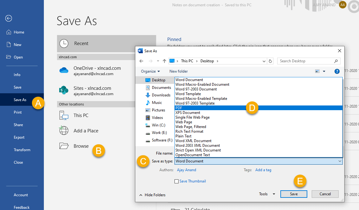 Microsoft Word Tips & Tricks - XL n CAD