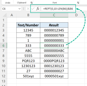 How to add leading Zeros in Excel - XL n CAD