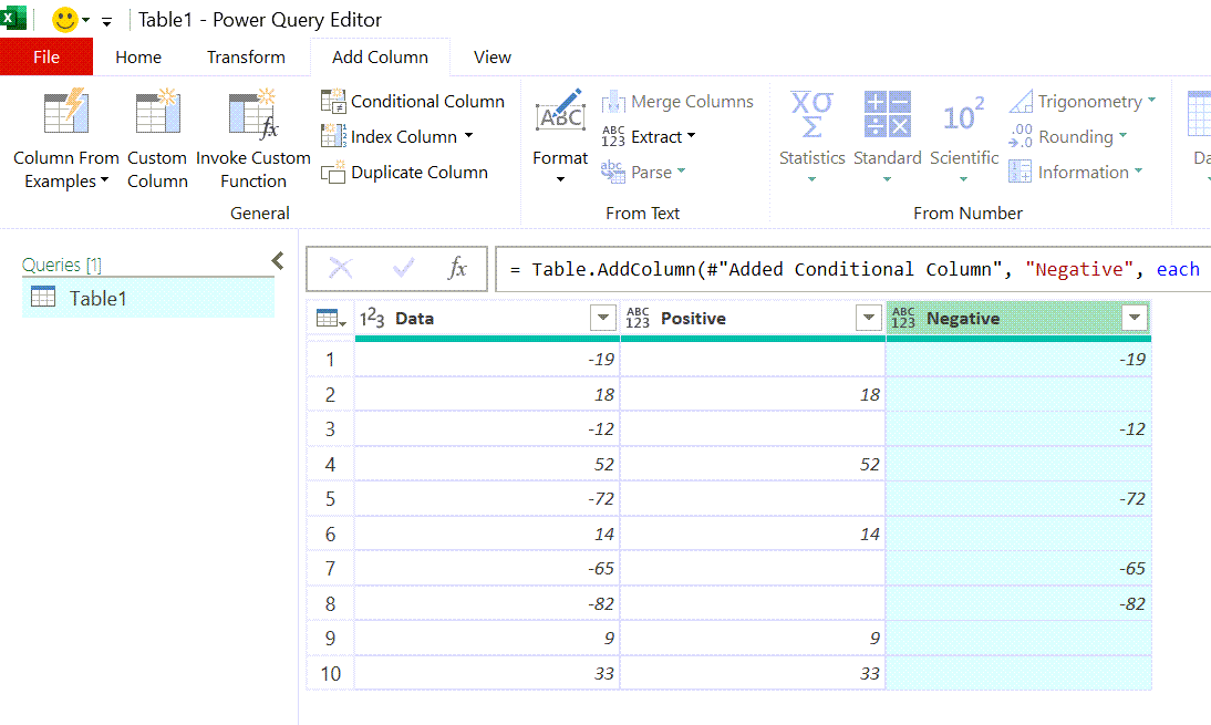 Separate Positive And Negative Numbers In Excel XL N CAD