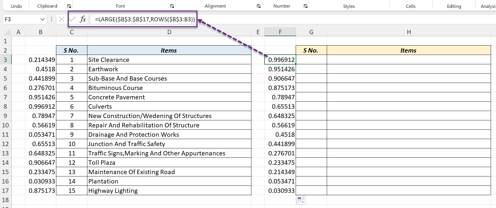 Shuffle Records In Excel Xl N Cad